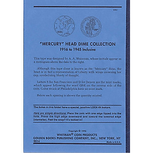 Whitman Mercury Dime Folder (1916-1945) #9014