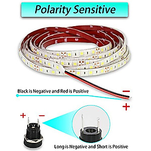 Seagenck RV Led Awning Party Light, Led Awning Strip Light for Camper Motorhome Travel Trailer Concession Stands Food Trucks, Light Up Canopy Area for BBQ Play Cards, 5m(16.4ft), Dc 12v, Red