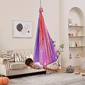 Sensory Swing Indoor Outdoor for Kids, Therapy Swing for Kids, Swing Hammock for Child & Adult with Autism, Sensory Joy Therapy Swing for Kids Joy Therapy Swing for Kids（Double Layer）