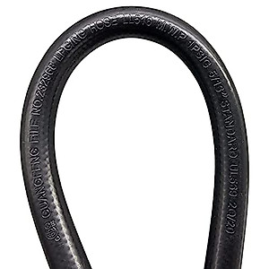 MCAMPAS 5 Feet Propane Adapter Hose with Regulator Only for Coleman Roadtrip LXE Portable Grill,Replacement Parts Connect to 5lb -20 lb Large Propane Tank