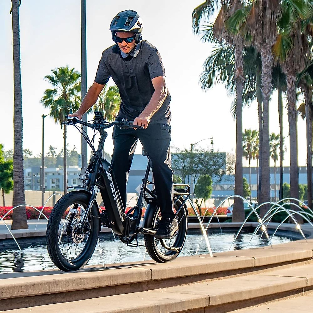 EMOJO Bike Bobcat E-Bike Foldable 7-Speed 500W 48V Electric Bicycle with Removable Battery (Bobcat, Blue)