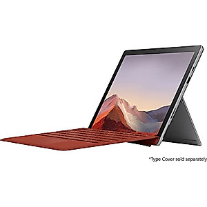 Microsoft PUV-00001 Surface Pro 7 12.3" Touch Intel i5-1035G4 8GB/256GB, Platinum (Renewed) Bundle w/Elite Suite 18 Software + 1 Year Protection Warranty