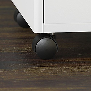 Bush Business Furniture Studio C 2 Drawer Mobile File Cabinet in White