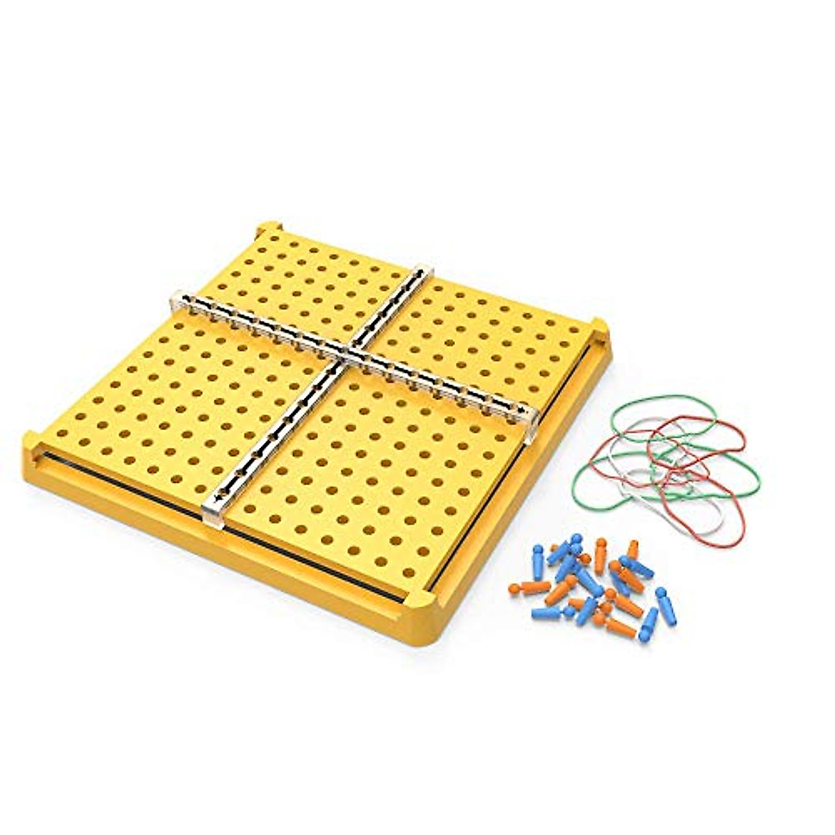 hand2mind XY Coordinate Pegboard Classroom Basics Kit, Prealgebra, Geo Board, Geometry Sets, Learning Shapes, Classroom Supplies, Math Manipulatives, (Set of 30)