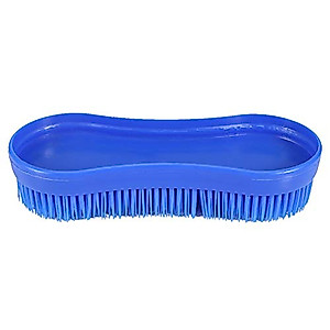 Professional Horse Cleaning Grooming Silicone Brush Durable Lightweight Easy to Operate Equestrian Massage Tool