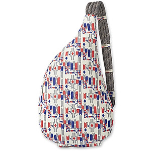 KAVU Original Rope Bag Sling Pack with Adjustable Rope Shoulder Strap - Mesa