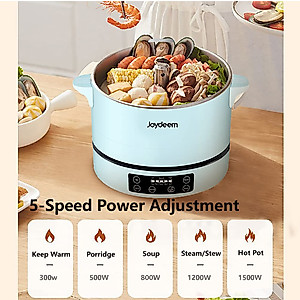 Joydeem Induction Heating System Rice Cooker 8 Cup & Joydeem Smart Automatic Lift Electric Hot Pot 4L