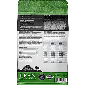 Annamaet Grain-Free Lean Reduced Fat Formula Dry Dog Food, (Chicken & Duck), 5-lb Bag