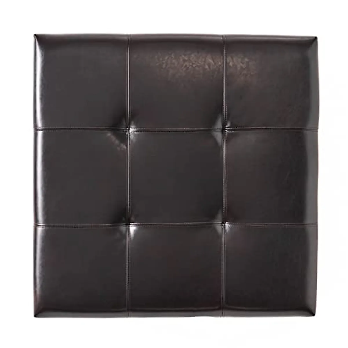 Christopher Knight Home Carlsbad Bonded Leather Storage Ottoman, Espresso