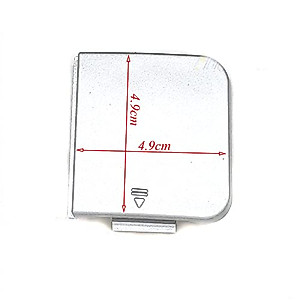 Front Tow Cover Fit 98-02 Mercedes Benz S Class W220 for S280 S320 S350 S400 S430 S500 S600 S55 S65 1998 1999 2000 2001 2002 bumper towing Hook Eye Cap 2208850323 (Silver)