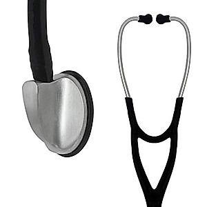 EverOne Professional Style Cardiology Stethoscope, Black, 27 Inch