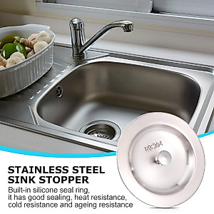 Cabilock Bathtub Drain Stopper 2pcs Sink Drain Stopper for Garbage Disposals Kitchen Bathroom Universal FloorDrain Drain Stopper Sink Universal Sink Stopper