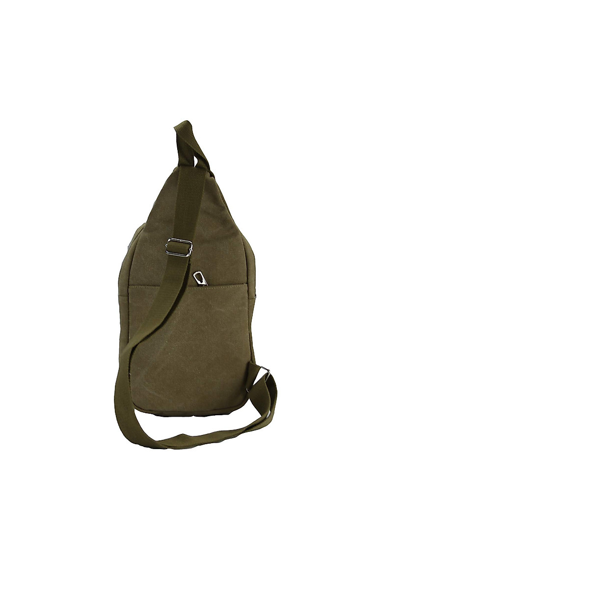 Canvas Sling Shoulder Backpack (Khaki)