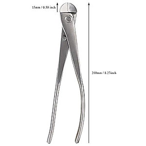 Steel Pruning Shears, 8inch Branch Cutter Shears Gardening Tools Wire Cutters Professional Bonsai Cutter