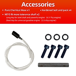 SANOL Max 3000 PSI Pressure Washer Pump Horizontal 3/4'' Shaft 2.4 GPM Power Washer Pump Replacement For Honda GC190, 309515003,308418007, G3050OHC, 020241 and More