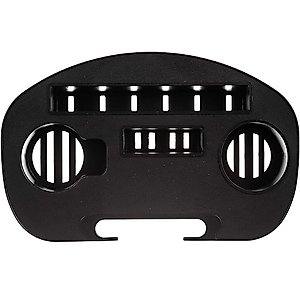 MAIUS Zero Gravity Chair Tray, Multifunctional Cup Holder for Zero Gravity Chair Large Utility Clip On Side Recliner Table for Carrying Phone/iPad/Water Cups/Books, Black