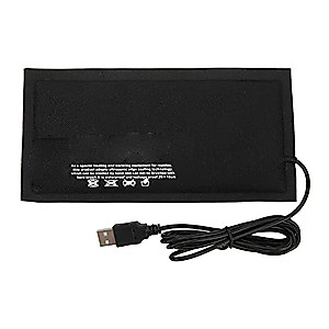 plplaaoo Reptile Heating Pad,Constant Temperature Under Tank Terrarium Warmer Heating Mat, Adjustable Temperature Under Tank Terrarium Heater, Heat Mat for Turtle Snake Frog Lizard Small Animals(L)