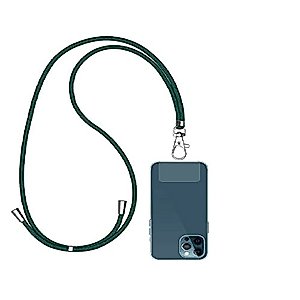 OLi Universal Shoulder Chain Cord Strap Cord for All Mobile Phone Cases Black Cord