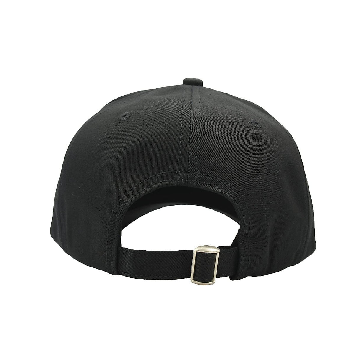 MUNULA Oversize XXL High Crown Baseball Cap Big Head Hats for Men Dad Hat Adjustable Plain Running Cap 23.6"-25.6" (Black)