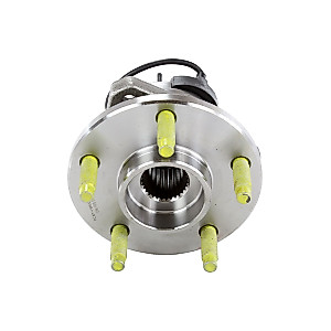 AutoShack Front Wheel Hub Bearing Pair of 2 Driver and Passenger Side Replacement for 2004-2012 Chevrolet Malibu 2008-2010 HHR Cobalt 2005-2010 Pontiac G6 2007-2009 Saturn Aura V6 FWD 5-Lug HB613216PR