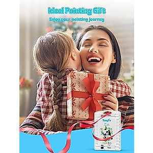 TongFu 24 Colors Acrylic Paint Pens, Acrylic Paint Markers for Wood, Canvas, Stone, Rock Painting, Glass, Ceramic Surfaces, Scrapbooking, Fabric, Plastic, Card Making, DIY Crafts