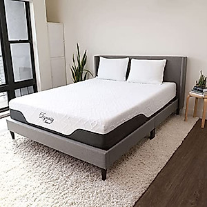 DynastyMattress Essential 12 Inch California King Size Cooling Gel Memory Foam Mattress Bed Firm