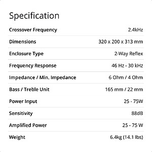 Q Acoustics 3030i Bookshelf Speakers Pair Arctic White - 2-Way Reflex Enclosure Type, 6.5" Bass Driver, 0.9" Tweeter - Stereo Speakers/Passive Speakers for Home Theater Sound System