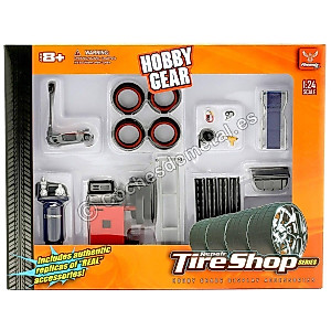 Repair Tire Shop Series 1:24 Scale - 20 pc set