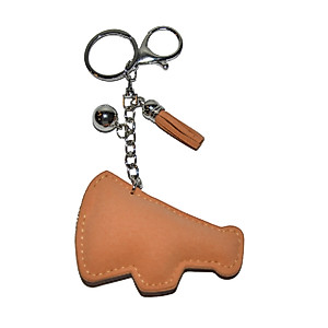 Popfizzy Cheer Keychain for Girls, Bling Cheerleader Backpack Charm, Gold Rhinestone Cheerleading Bag Charms, Keyring Key Fob