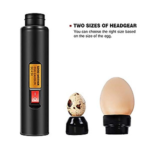 GOOD MOTHER Bright Cool LED Light Egg Candler Tester Incubator for Chickens Ducks Birds Eggs - Powered by Power Cable Only