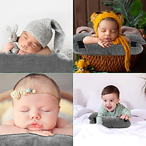 Yuniroom Newborn Infant Baby Photography Prop Kid Posing Photo Shoot Studio Pillow Positioner Nursing Pillow and Positioner (Color : Gray)