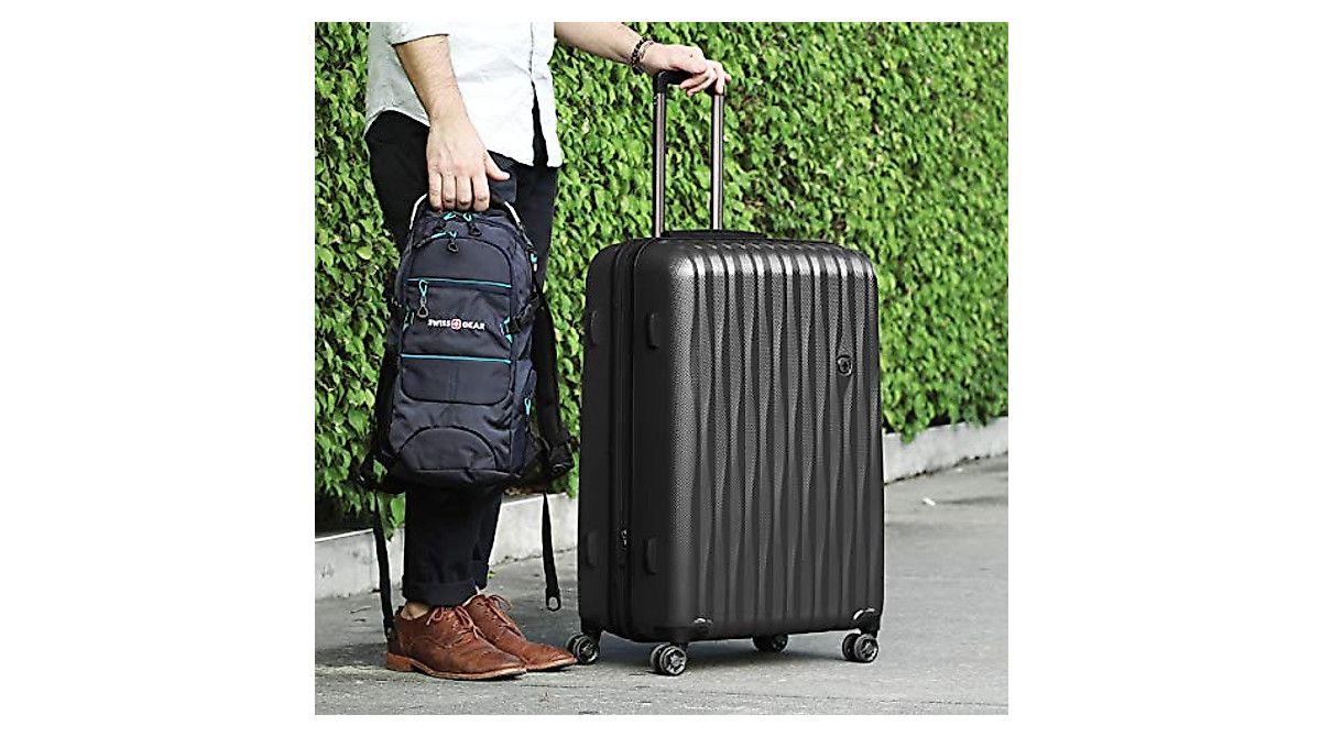 SwissGear 7272 Energie Expandable Hard-Sided Luggage with Spinner Wheels