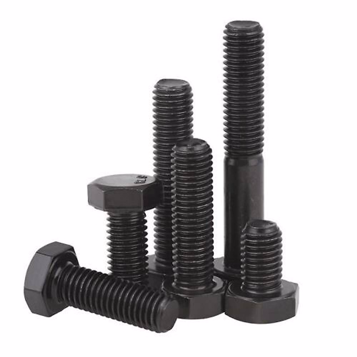 M14 / 14mm Hex Head Bolts Hexagon Screws High Tensile 12.9 Grade Steel Hex Tap Bolts (2Pcs, M14 x 40mm (Full-Thread))