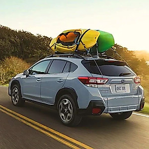 Mind and Action 16 Ft Sturdy Tie Down Strap Lashing Strap with Rubber Padded Cam Lock Buckle,for Car Roof Rack,Kayak Canoe SUP Surfboard Tie Down,Boat Trailer Tow Strap(4 Pack)