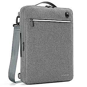 TUDEQU Laptop Bag for 15.6 Inch Laptop Tablet, 360° Protective Computer Bags with Shoulder Strap, Water Resistant Slim Laptop Carrying Sleeve Case for Women Men