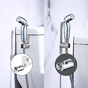 Timewill Handheld Bidet Sprayer for Toilet, Wall Mount, Chrome Finish