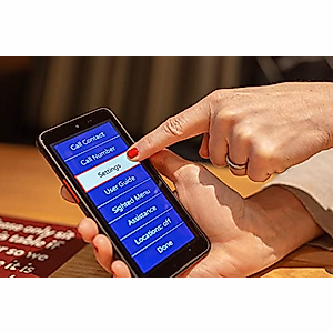 RealSAM Pocket Voice-Operated Unlocked 5G Smartphone for The Blind and Visually Impaired; Just Tap The Screen and Talk, It's That Simple (No Hunting Icons or Swiping Needed)