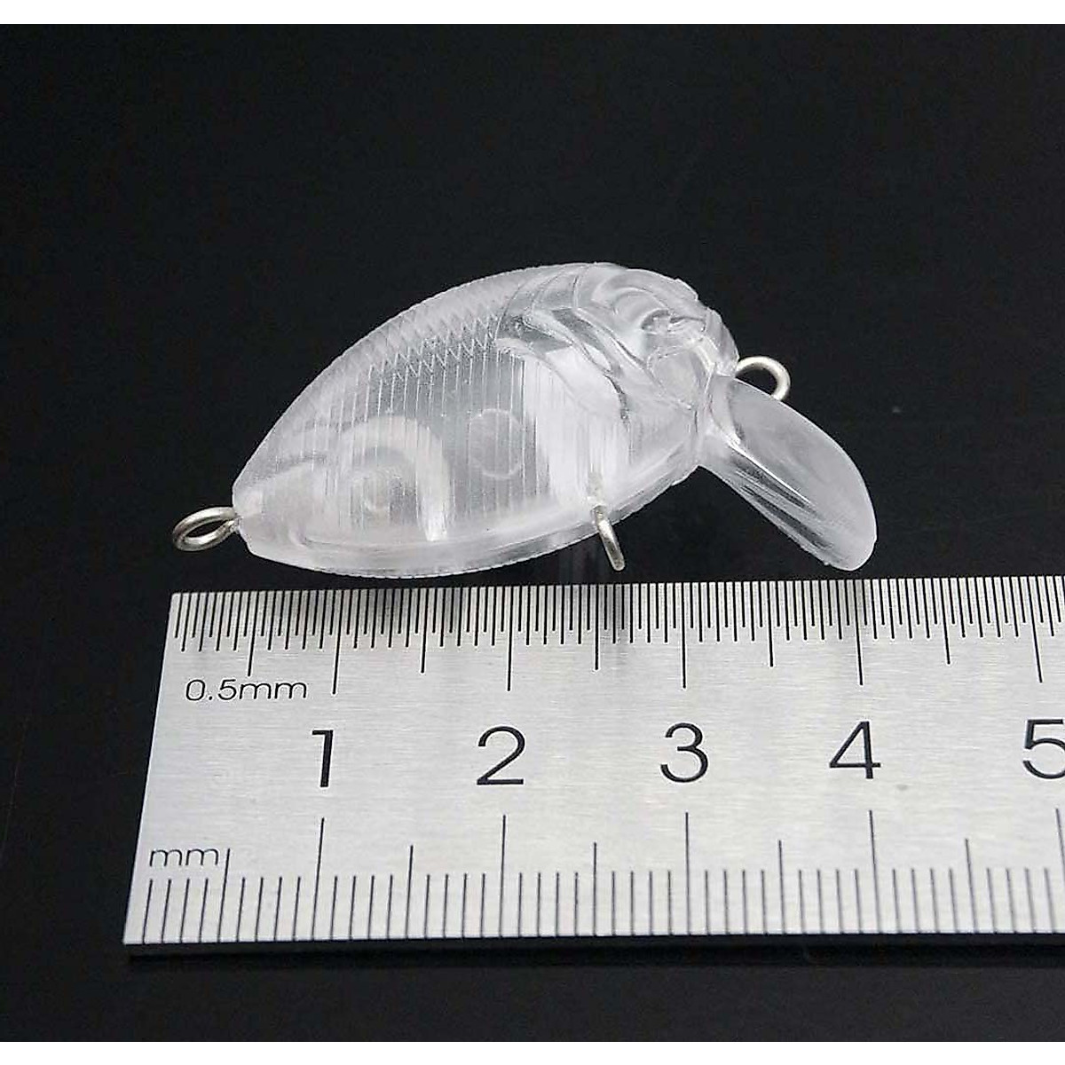 ABS 10PCS Unpainted Fishing Blanks Crankbait 4cm 3g topwater Artificial Bait Fishing Lures Blank Minnowbait Hard unpainted Artificial Bait Bodies DIY Fishing Tackle Spoons with Free Eye