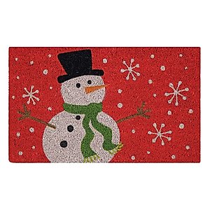 Christmas Indoor Door Mats Santa Claus Patio Decorative Greeting Doormat 23.6 X 15.7 Inch A Very Merry Welcome Outside Door Rugs for Entrance Bathroom Snowman Doormats Funny Floor Outdoor Welcome