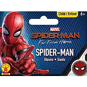 Rubie's Marvel Spider-Man Far from Home Child's Spider-Man Costume Gloves
