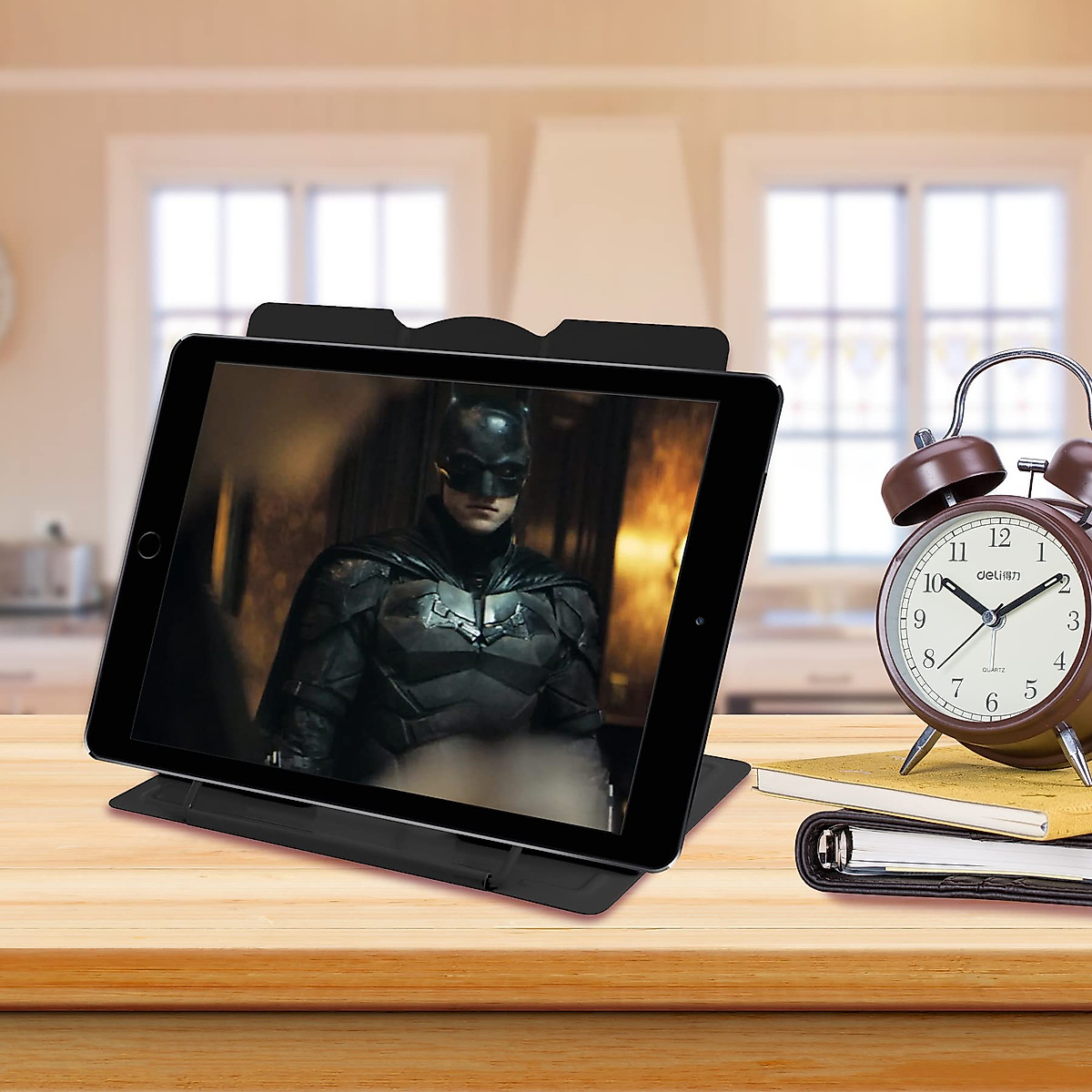 Metal Book Stand Book Holder Book Stand for Reading Adjustable Book Holder for Reading (Full Black)