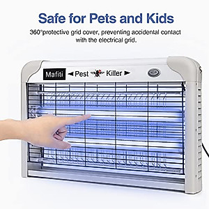 mafiti Bug Zapper Fly Traps Indoor Electric Mosquito Zapper Fly Killer Gnats Fruit Trap for Home Restaurants Kitchen Garden (1-Pack)