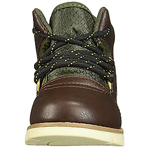 OshKosh B'Gosh Boys' Alder Ankle Boot, brown, 4 M US Toddler