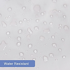 Polecasa Extra Large Heavy Duty Laundry Bag with 130gsm Tear Resistant Fabric and Handles, Easy to Carry Waterproof Dirty Clothes Drawstring Bag, Washable Hamper Bag for Travel, 28”x36”, Silver