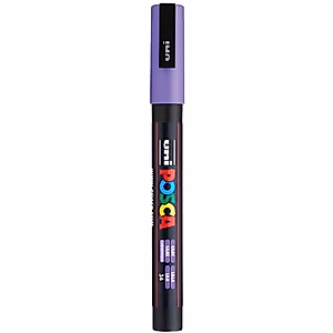 Posca Marker 3M in Lilac, Posca Pens for Art Supplies, School Supplies, Rock Art, Fabric Paint, Fabric Markers, Paint Pen, Art Markers, Posca Paint Markers