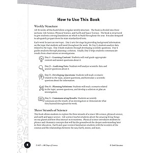 180 Days™: Science, Earth and Space Science for 1st Grade Practice Workbook for Classroom and Home, Cool and Fun Practice Created by Teachers (180 Days of Practice)