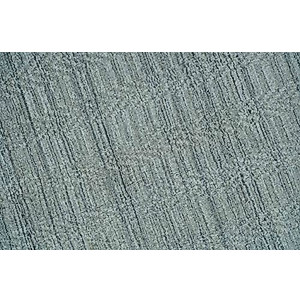 Artisan's Arc Hand Made Solid Scandinavian Blended Wool Flatwoven Area Rug, Silver, Gray and Brown, 8x10 | KE12810