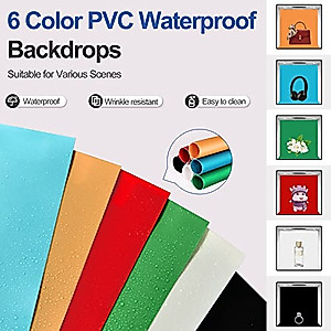 EMART Light Box Photography, 12"x12" Product Photo Studio Lightbox with 120 LED Lights, 6 Color Backdrops, 4 Reflection Boards, 1 Diffuser Cloth and 1 Phone Tripod Holder