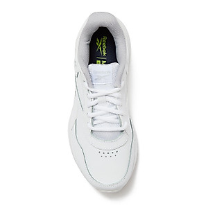 Reebok Women's Ultra 7 DMX Max Walking Shoes, Athletic Black Sneakers, White/Cold Grey/Collegiate Royal, 10