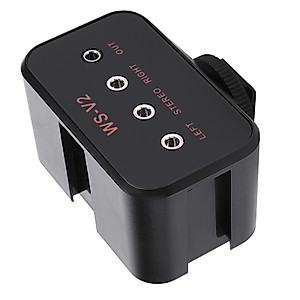 Camera Mixer Dslr Mixer o Camera Mixer o Camera Mixer WSV2 2 Channel Universal Microphone o Adapter Mixer with 3.5mm Inputs for DSLR Cameras